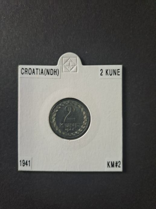Hrvatska (NDH) 2 Kune 1941 UNC