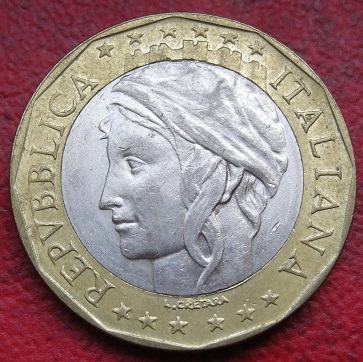 ITALY 1000 LIRE 1998