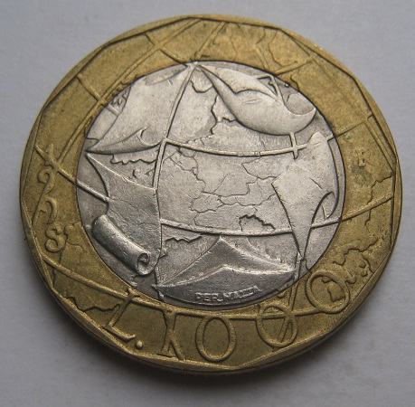 ITALY 1000 LIRE 1998