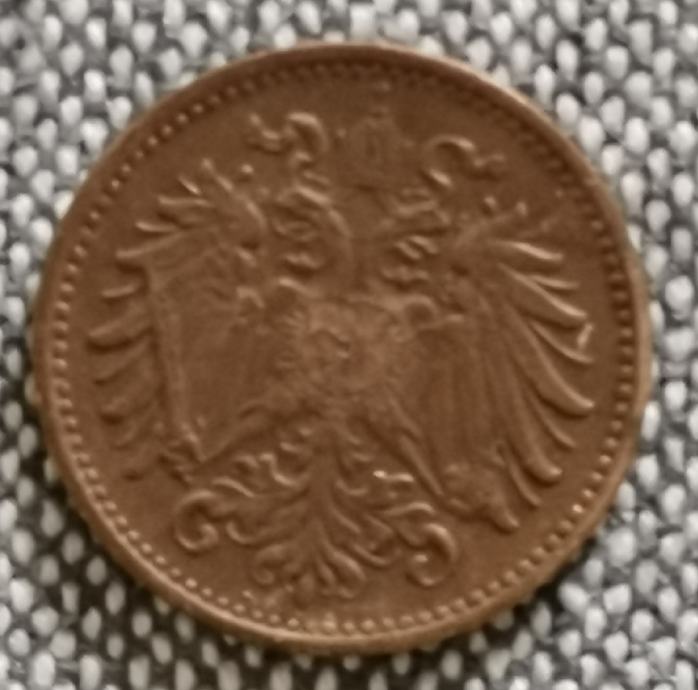 KOVANICA 1 HELLER 1894.
