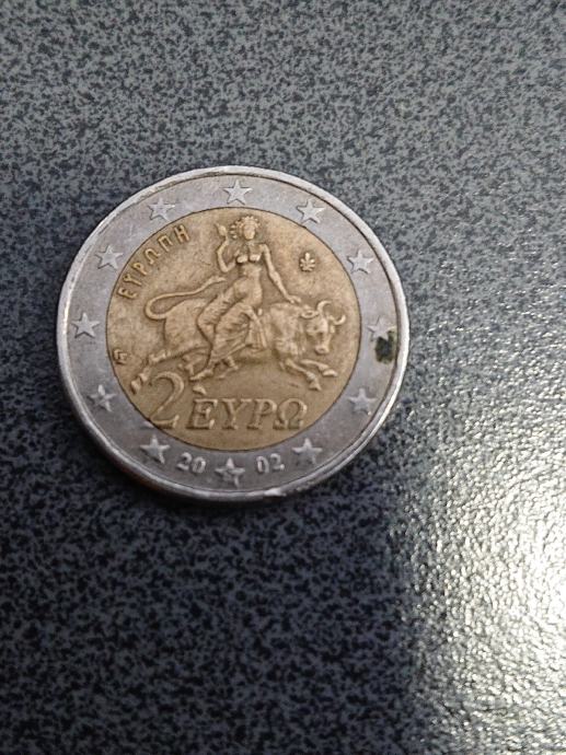 Kovanica od 2 Eura 2002,rare