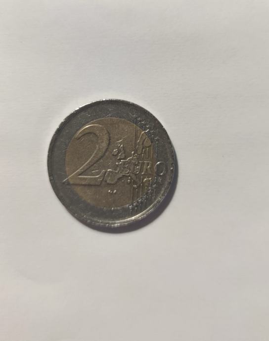 Kovanica 2 eura Beatrix Koningin der Nederlanden 2001. godina