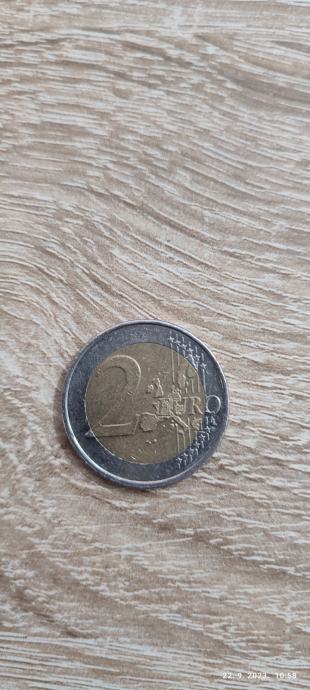 Kovanica 2 eura Nizozemska 2002 Beatrix