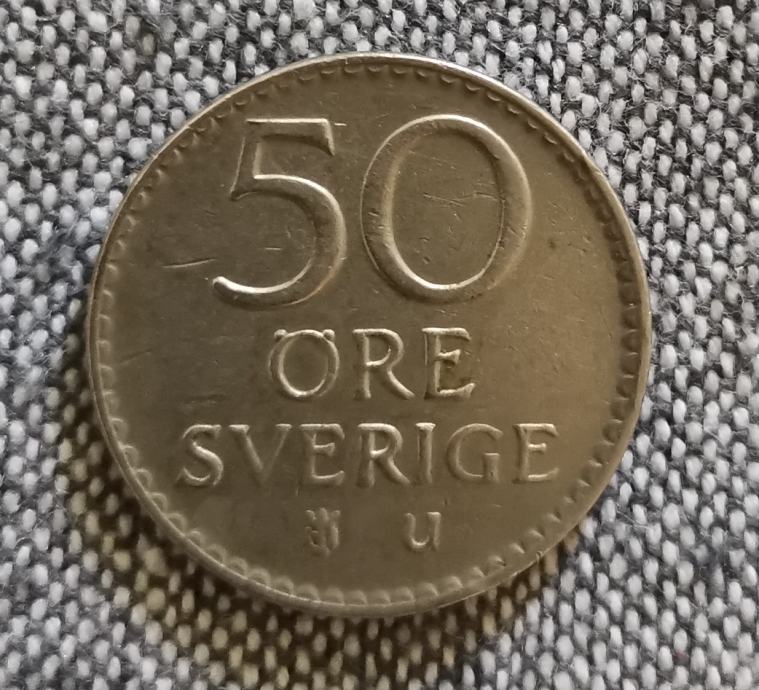KOVANICA 50 ORE 1965.-SVERIGE