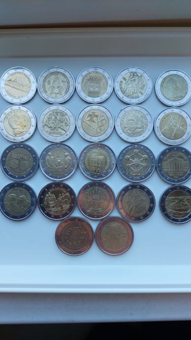Kovanice od 2 eura, razne i zanimljive vrste