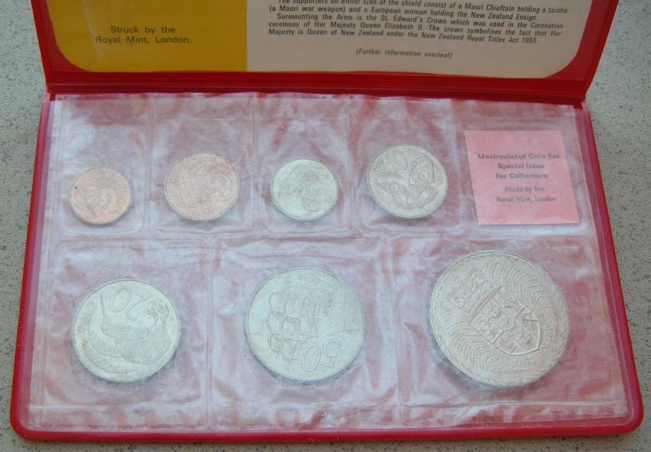 NEW ZEALAND 1971 Coin set