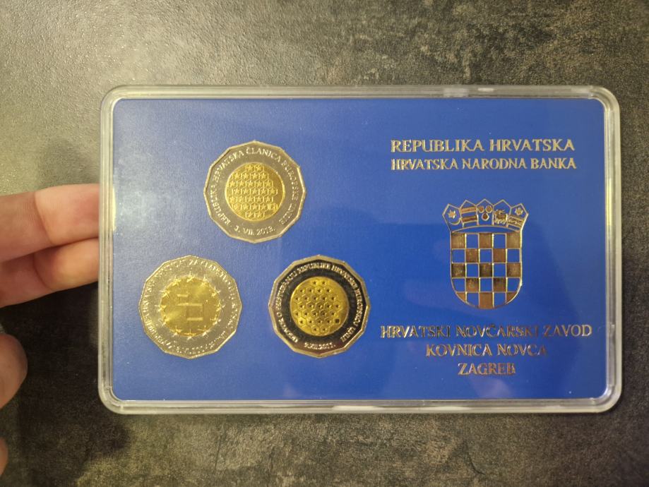 Numizmatički komplet prigodnog optjecajnog kovanog novca od 25 kuna