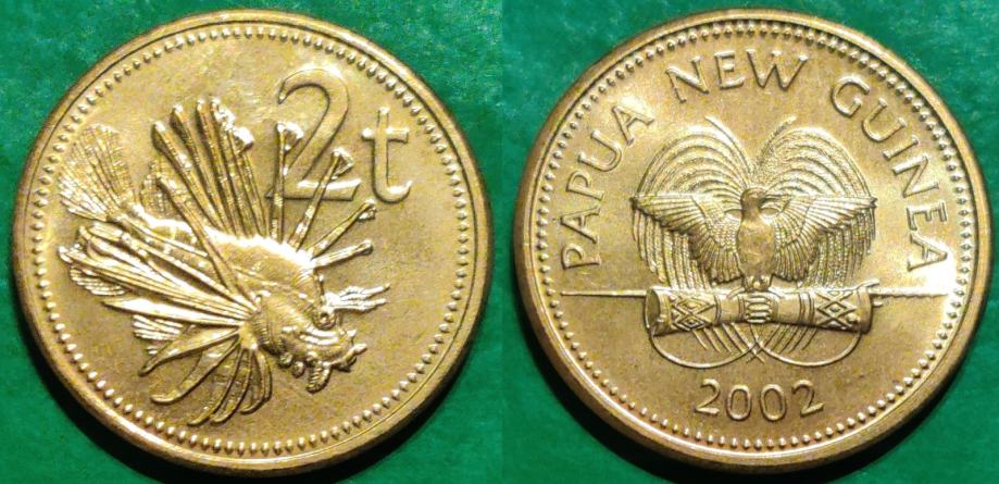 Papua New Guinea 2 toea, 2002 UNC