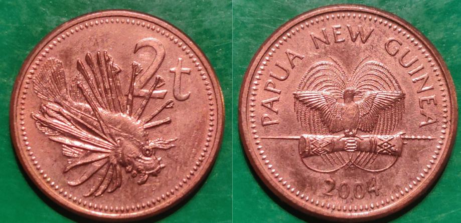 Papua New Guinea 2 toea, 2004 UNC
