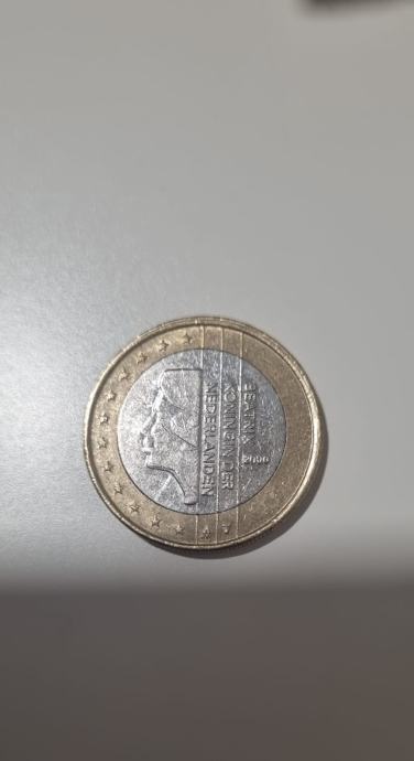 RIJETKA KOVANICA - BEATRIX KONINGIN - 1Euro 2000