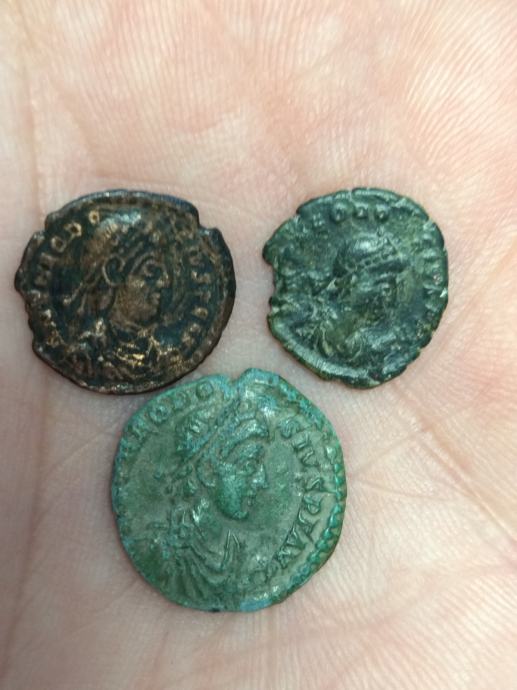Rimski novčići,Teodosije