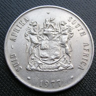 SOUTH AFRICA 1 RAND 1977