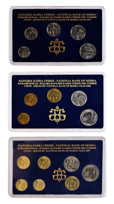 SRBIJA setovi kovanica - set kovanica (različite godine!)
