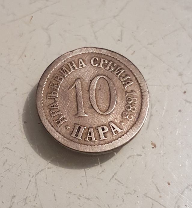 Stare kovanice kraljevine Srbije iz 1883 i 1884 godine