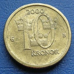 SWEDEN 10 KRONOR 2000