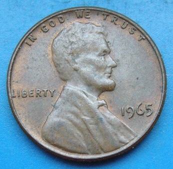 UNITED STATES 1 cent 1965
