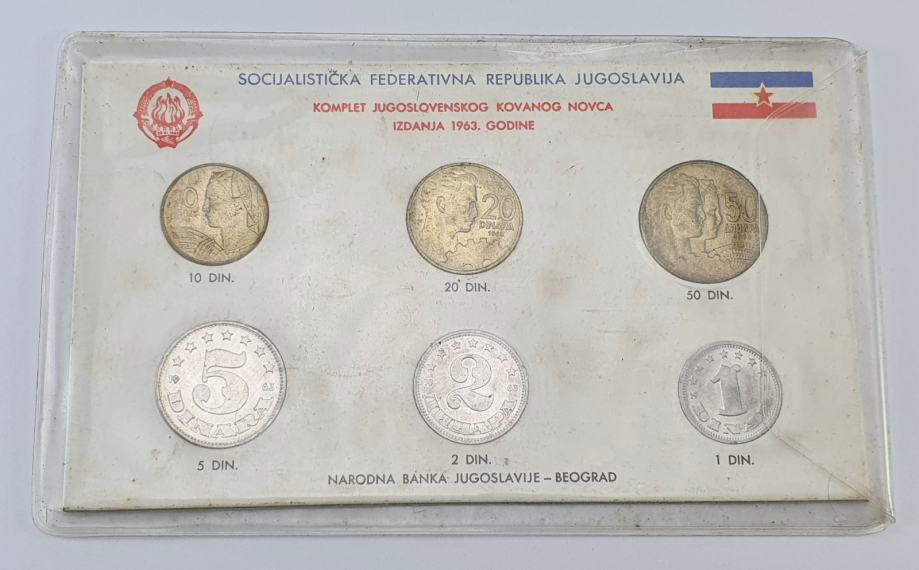 YUGOSLAVIA 1963 Coins Mint Set (Ref.br. 15.000.056)