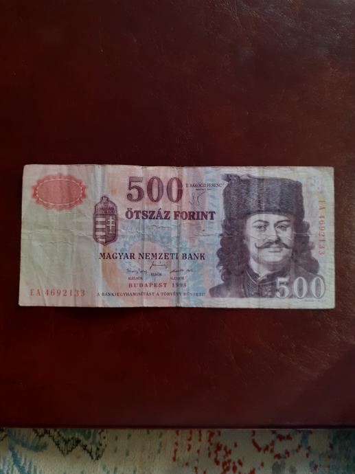 500 Forinti 1998 Madarska 500-forinti-1998-madarska