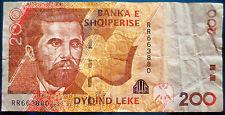 Albanija Dyqind Leke (200 Leka) 2012. (vf)