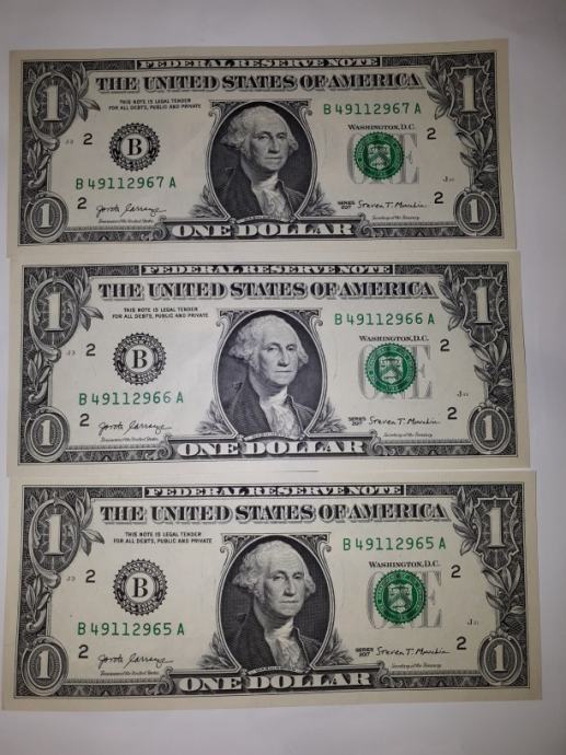 dolar dollar 1 americki USA novcanica UNC