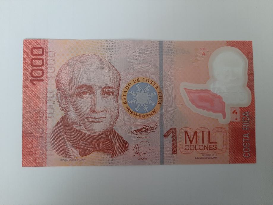 KOSTARIKA 1000 COLONES UNC