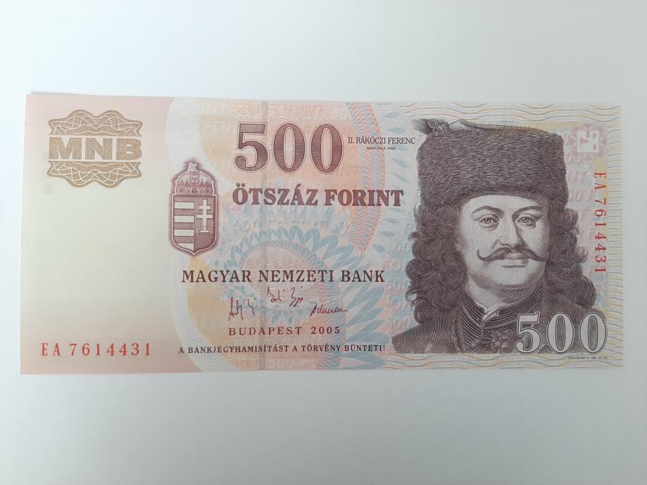 MA ARSKA 500 FORINTI UNC MA ARSKA 500 FORINTI UNC