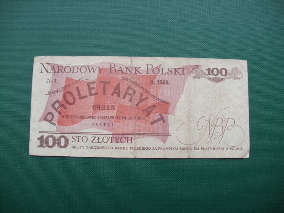 POLJSKA,100 ZLOTA 1986.