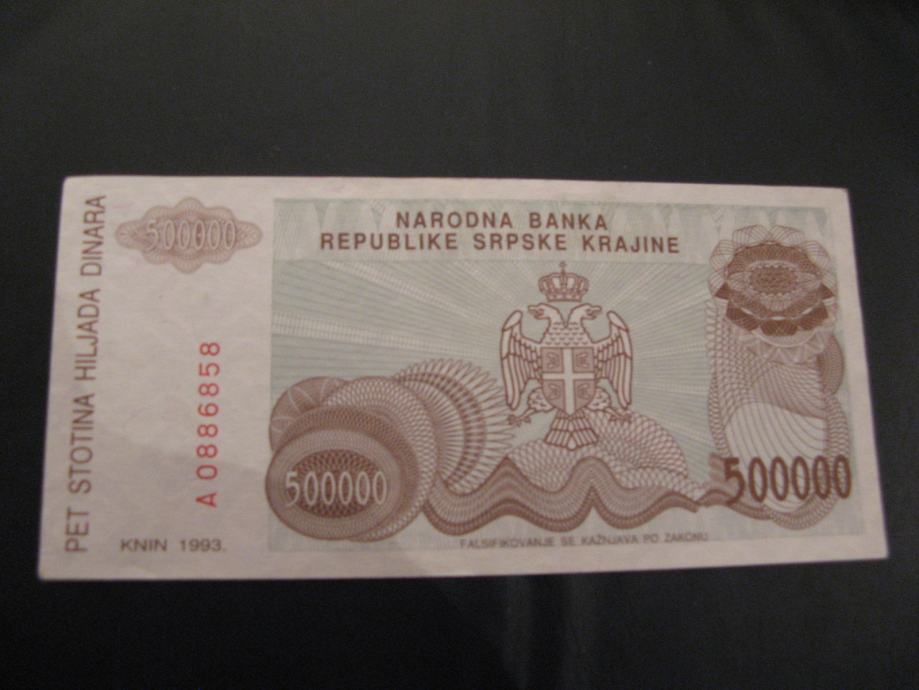 SAO Krajina - Dinari - Različiti apoeni - UNC