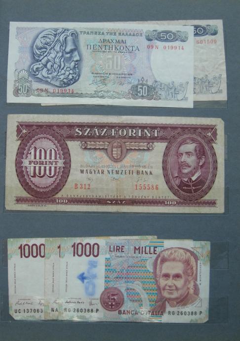 stare novčanice, numizmatika 1 dio kolekcije