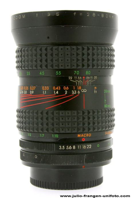 OBJEKTIV MAKINON MC ZOOM 28 - 80mm / 1: 3,5
