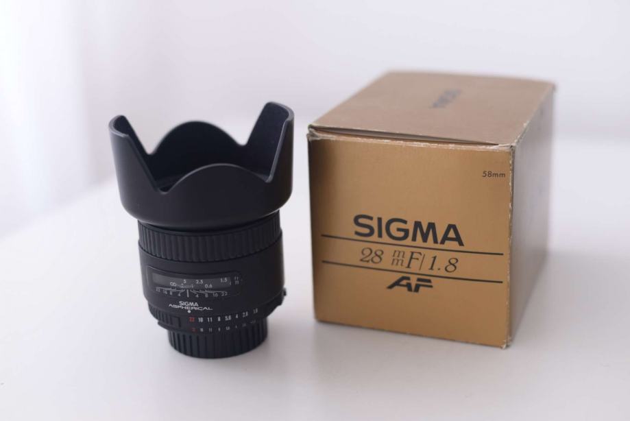 Sigma 28mm f/1.8 za Nikon