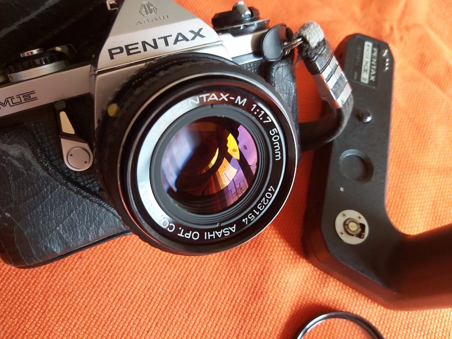 SMC Pentax-M 50mm f/1.7 Asahi Opt.Co, ME SLR, torbica, 49mm UV winder