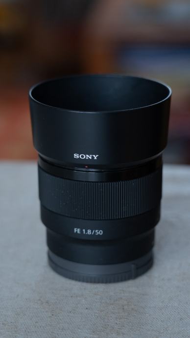Sony alpha objektiv 50mm f/1.8 SEL50F18F + UV filter