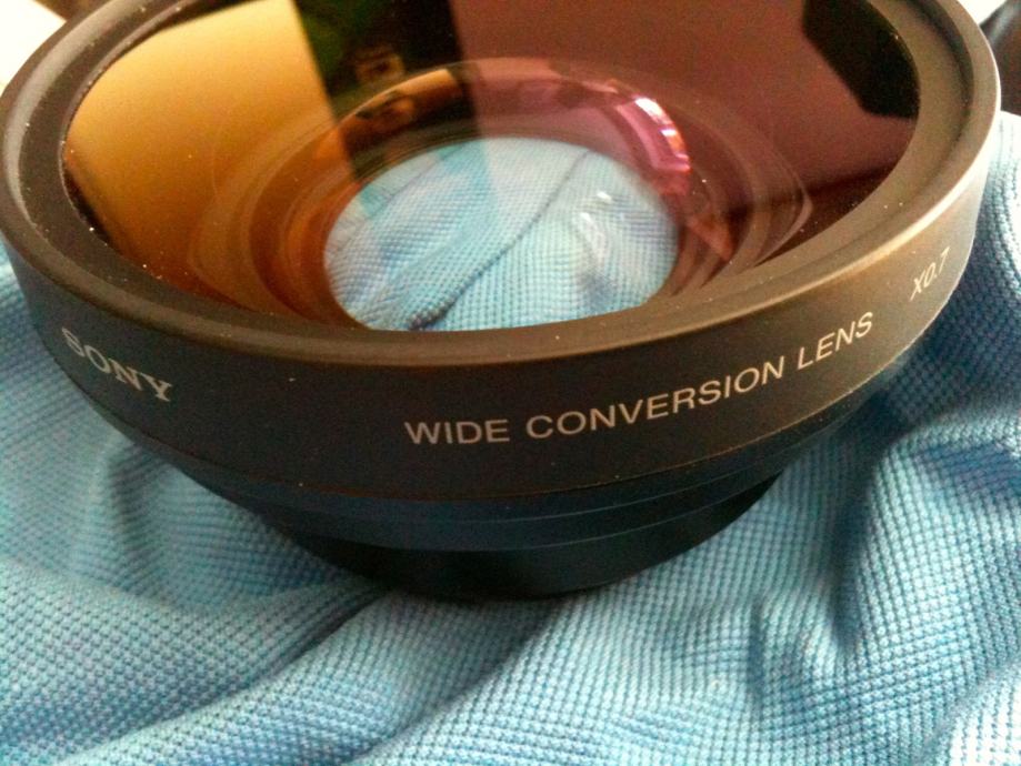 Sony wide conversion lens X0.7 VCL-HG0758