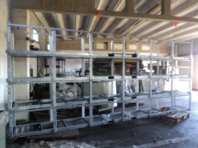 Paleta regal box skladišni od čelika za ALU i PVC profile čelični