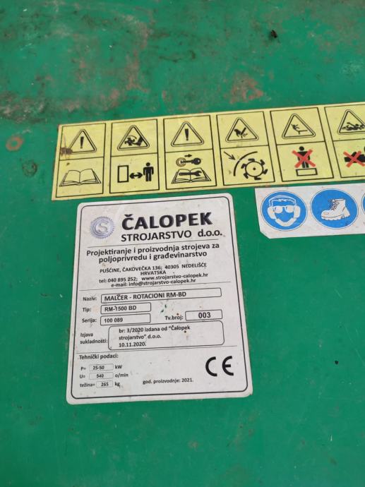 Rotacioni malčer s diskom