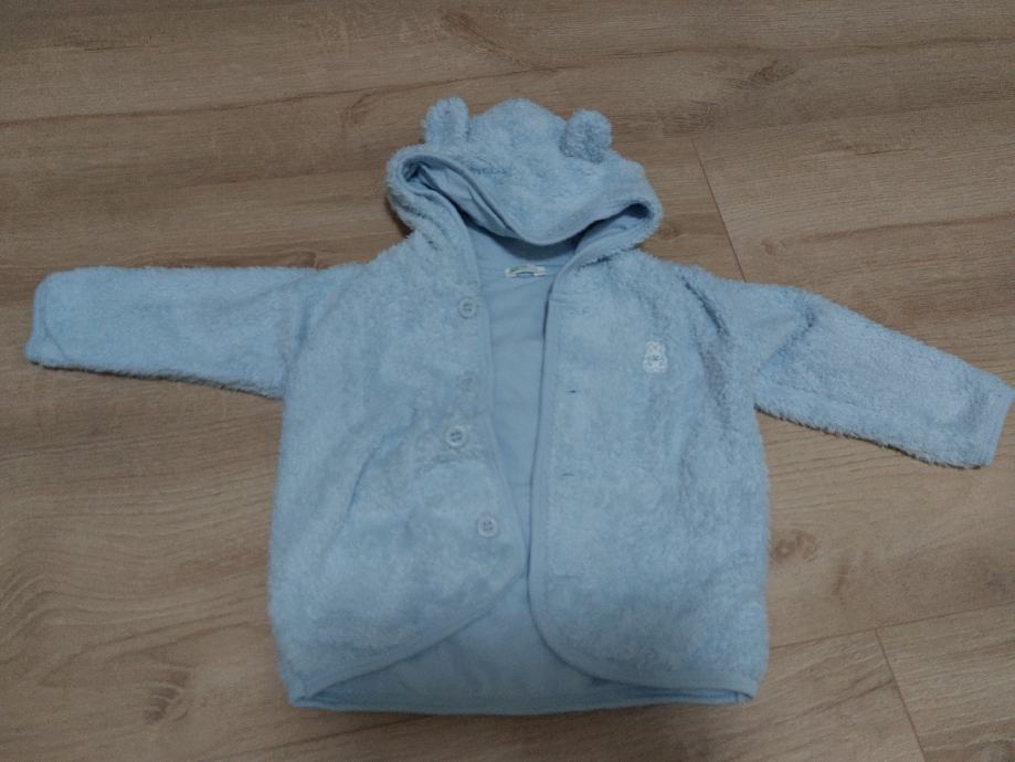 2 tople plisane majice za bebace,br.62,kao proljetne jaknice