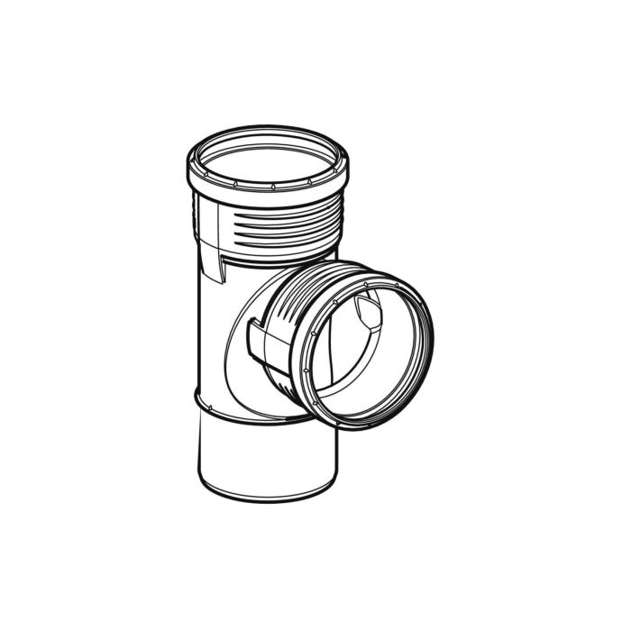 GEBERIT Silent-PP račva 87,5° d90/75
