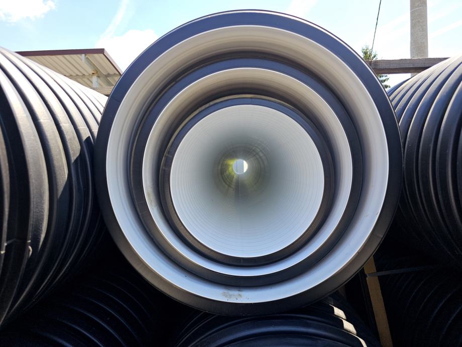 KORUGIRANE (rebraste) PP cijevi SN8 300-500ø - dužina 6m