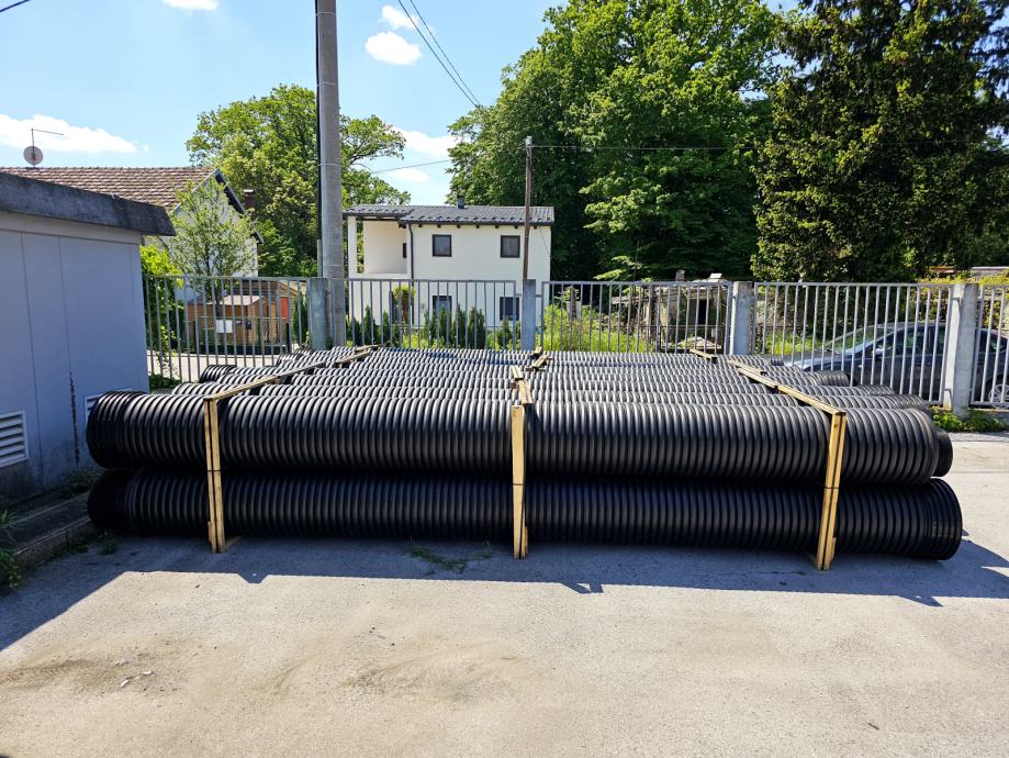 KORUGIRANE (rebraste) PP cijevi SN8 300-500ø - dužina 6m