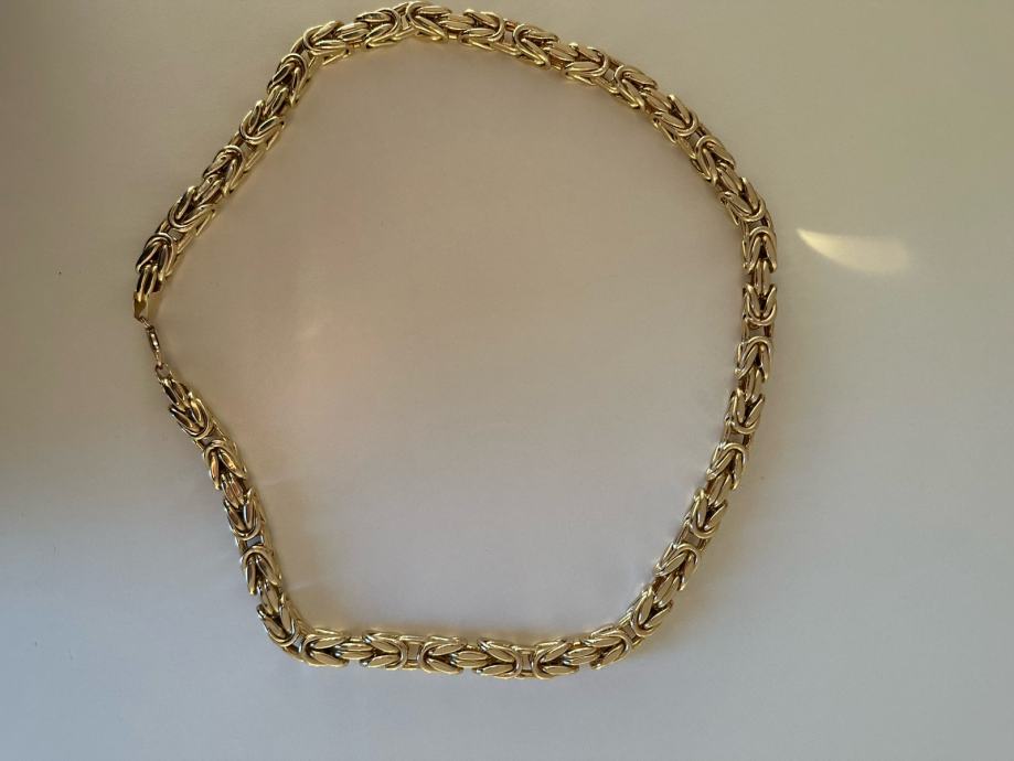 Kraljevski Vez lancic zlato 14 karata