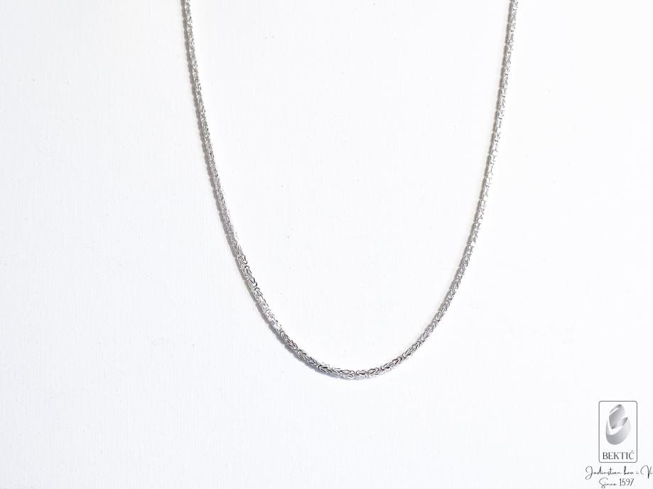 Kraljevski vez rad kajla lanac lancic srebro srebreni muski muska