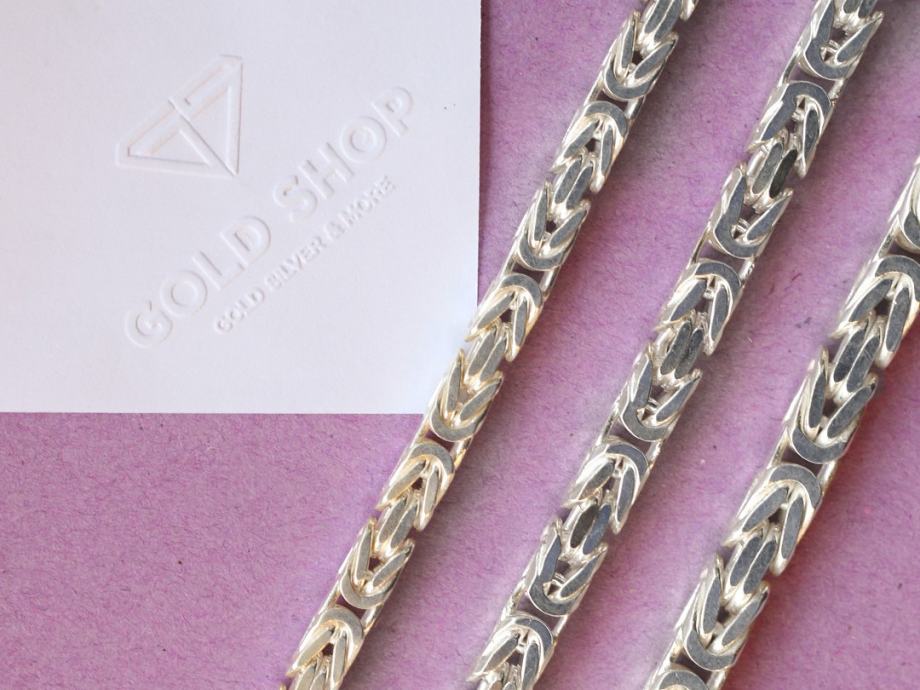 LANAC KRALJEVSKI VEZ PUNI PROMJER 5mm .925 103,32g NOVO • GOLD SHOP