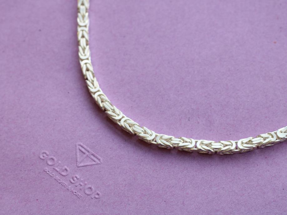 LANAC KRALJEVSKI VEZ PUNI PROMJER 5mm .925 103,32g NOVO • GOLD SHOP