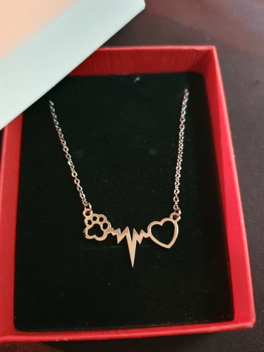 Lančić kirurški čelik šapa, ritam srca i srce