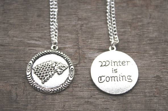 Strahovuk - dire wolf medaljon / Game of Thrones Bespl. Dostava