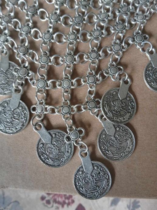 Unikat boho ogrlica rimljanka