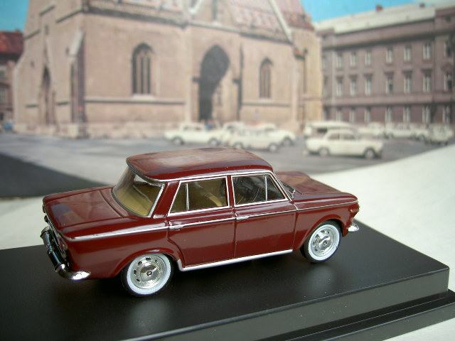 FIAT ZASTAVA 1300 1500 1961. 1/43 MODEL TRISTAC TRILE