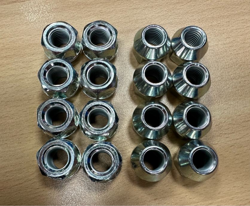 Matice za felge M12, konus