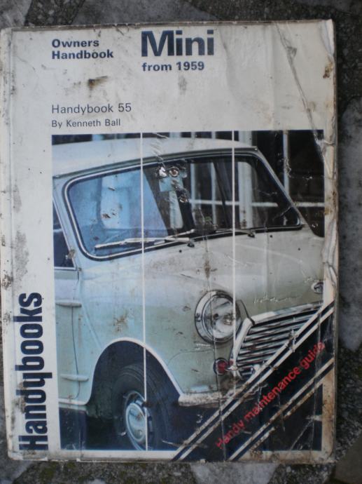 MINI MORIS 1000 - knjige za održavanje